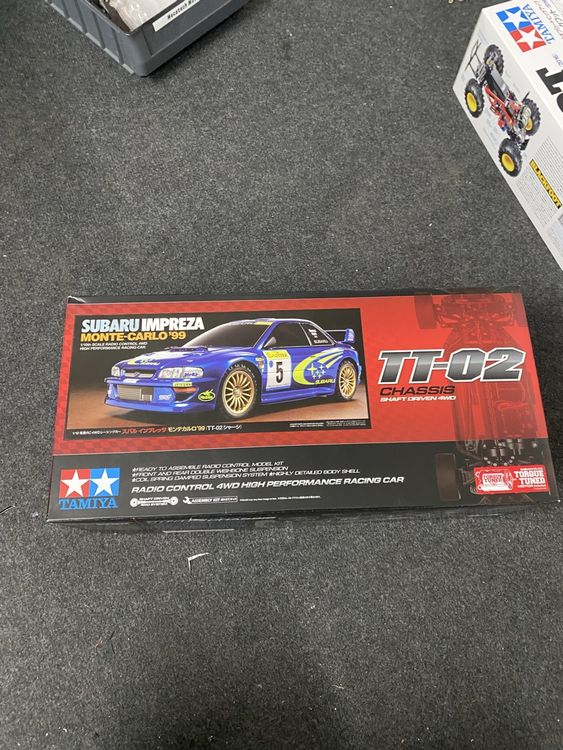 Tamiya TT-02 Subaru impreza Schachtel (Gebraucht) in Holziken für CHF 1 ...