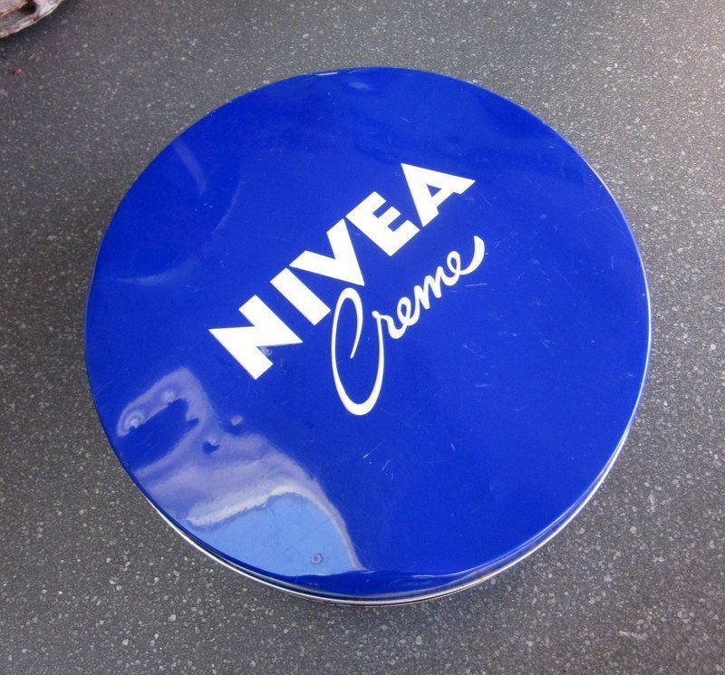 Rare alte XXL Blechdose NIVEA Durchmesser 25 cm (Gebraucht) in ...