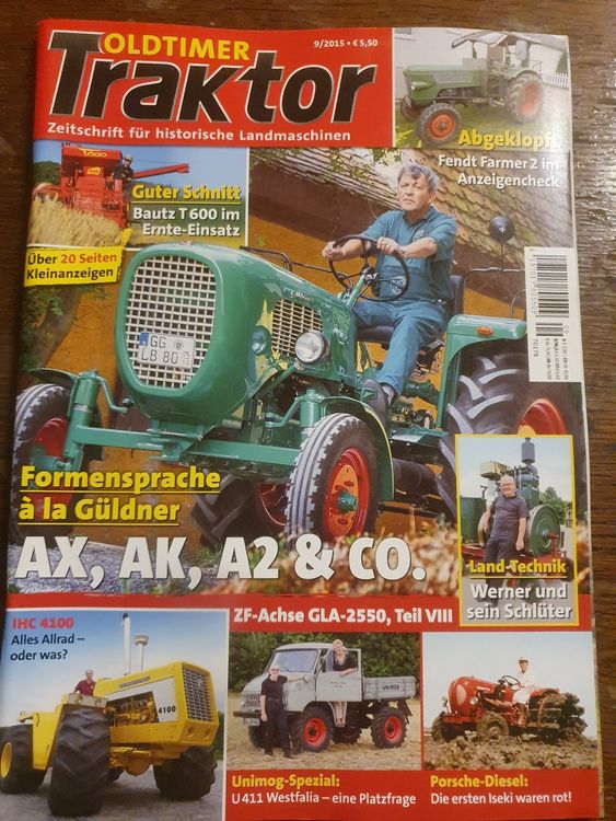 Oldtimer Traktor 15 Unimog 411 International 4100 Porsche xx (Gebraucht) in Flawil für CHF 15 ...