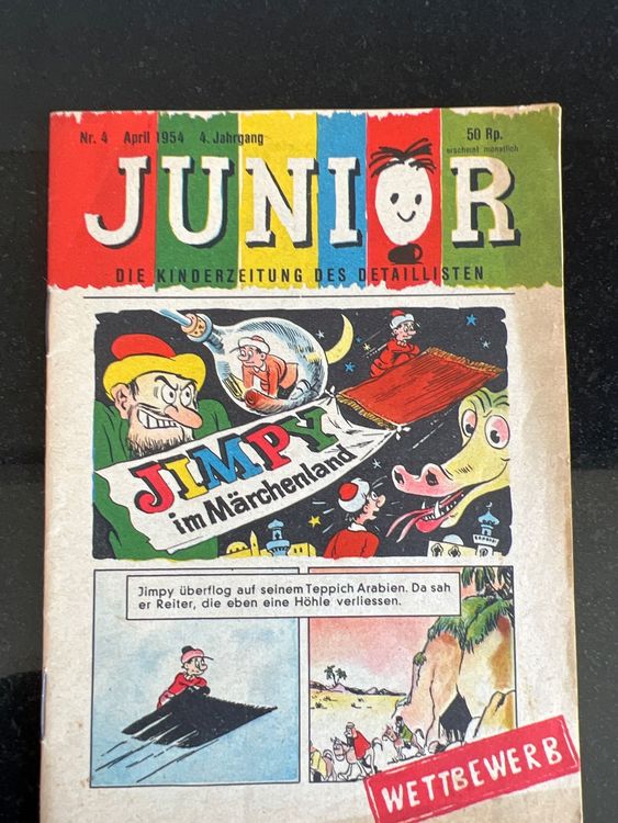 Junior Nr. 4 von 1954 Kinderzeitung mit Papa Moll Jimpy | Kaufen auf ...