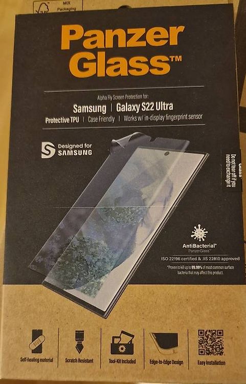 Panzer Glass Samsung Galaxy S22 Ultra (Neu und originalverpackt) in ...