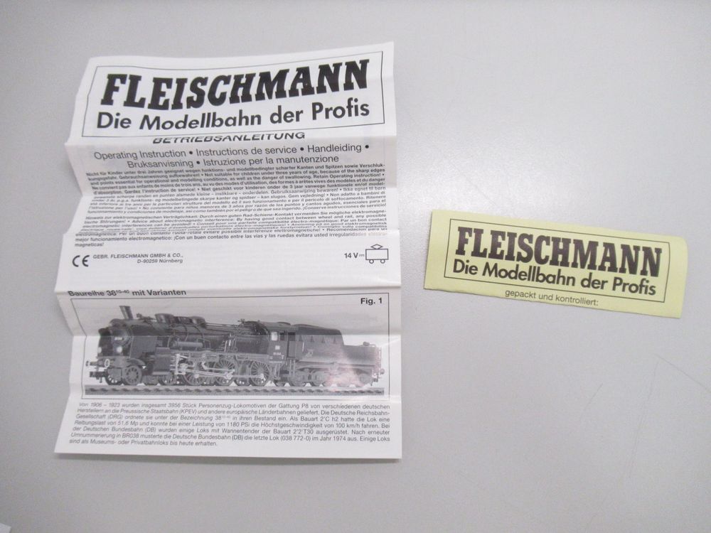 Fleischmann 4896 Zugpackung "Eilzug der 60er Jahre" HO / DC (Gebraucht ...
