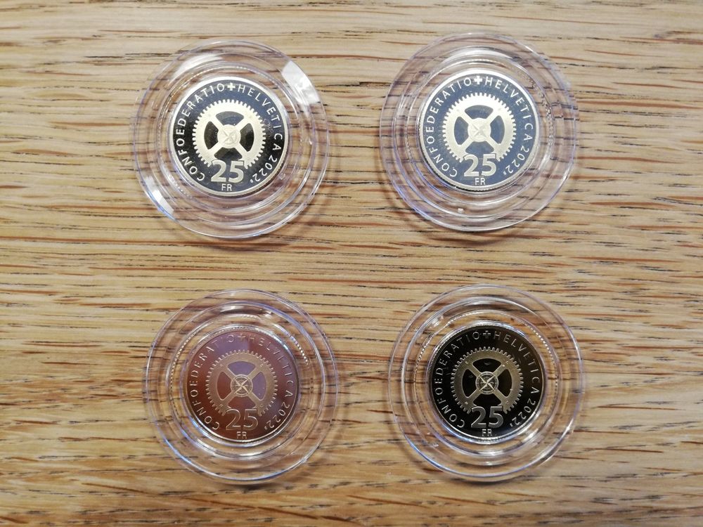 4 x Swissmint Timemachine, Au PP (Neu und originalverpackt) in ...
