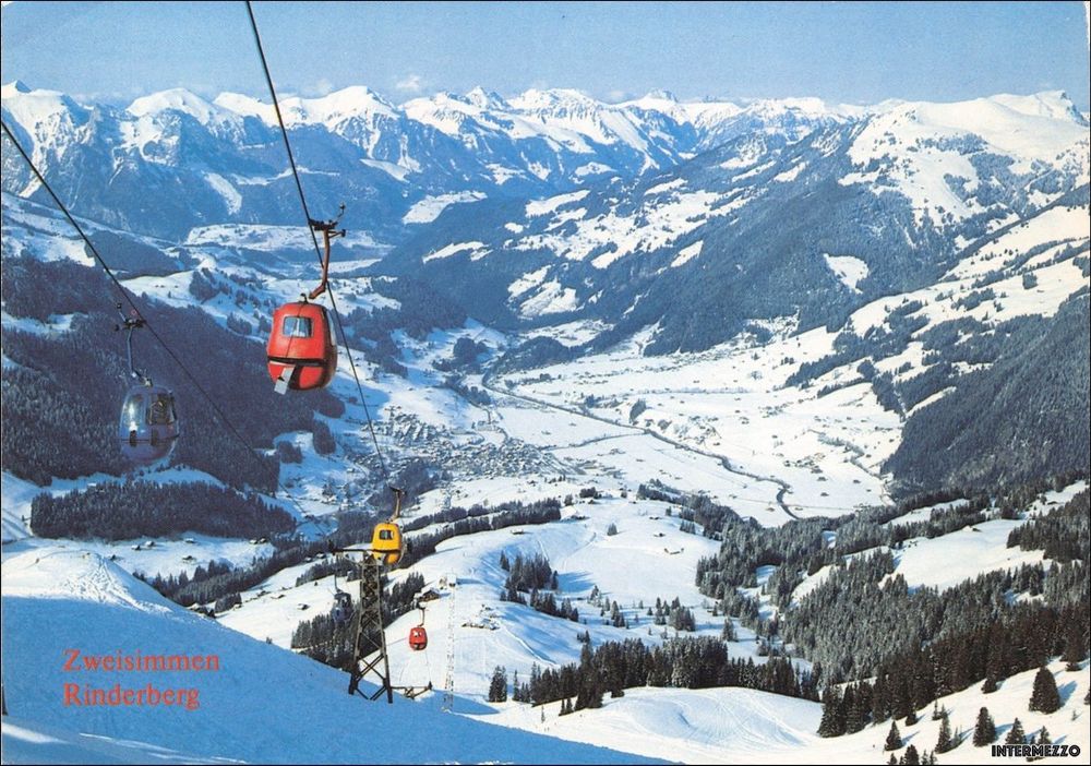 Zweisimmen BE // Gondelbahn Rinderberg Simmental | Kaufen auf Ricardo