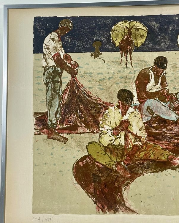 Hugo Wetli 1916-1972, Lithographie, nummeriert und handsign. (Gebraucht ...