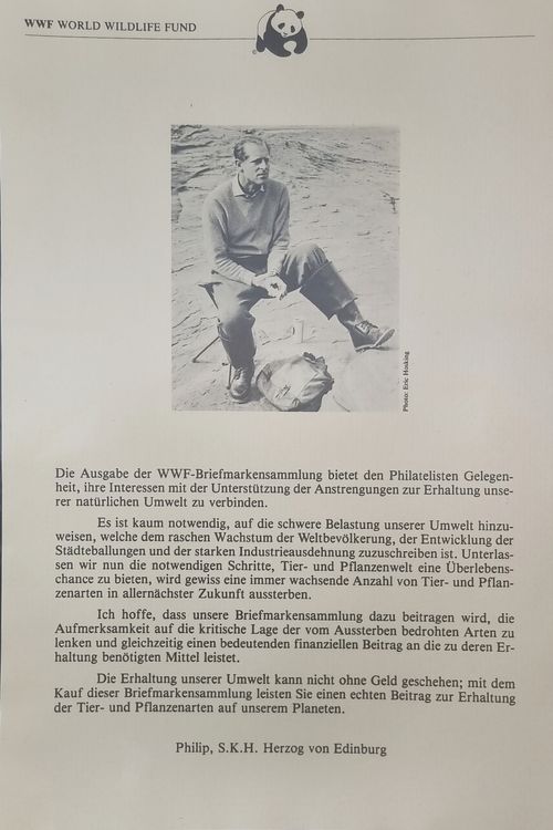 WWF Briefmarkensammlung "Bedrohte Tiere" - Rarität!🐅🐘 52 (Gebraucht) in ...