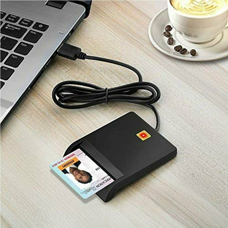 USB kartenleser Lesegerät für SIM ID Card Personalausweis (Neu (gemäss ...