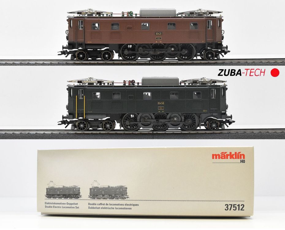 Märklin 37512 Doppellok 2x Ae 3/6 II SBB H0 WS Digital OVP (Gebraucht ...
