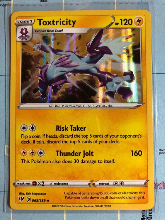 Toxtricity (063/189), Holo Rare (Neu (gemäss Beschreibung)) in Dällikon ...