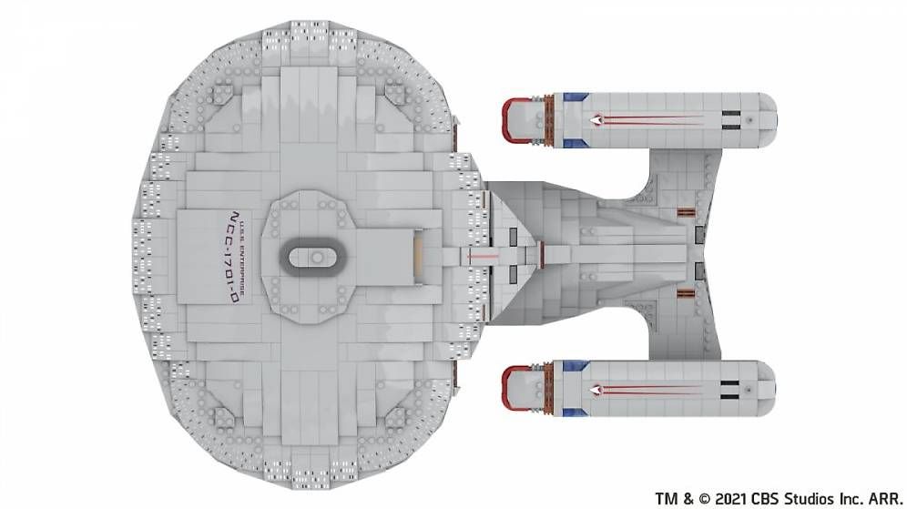 BlueBrixx-Pro 104184 Star Trek USS Enterprise NCC-1701-D (Neuf avec ...