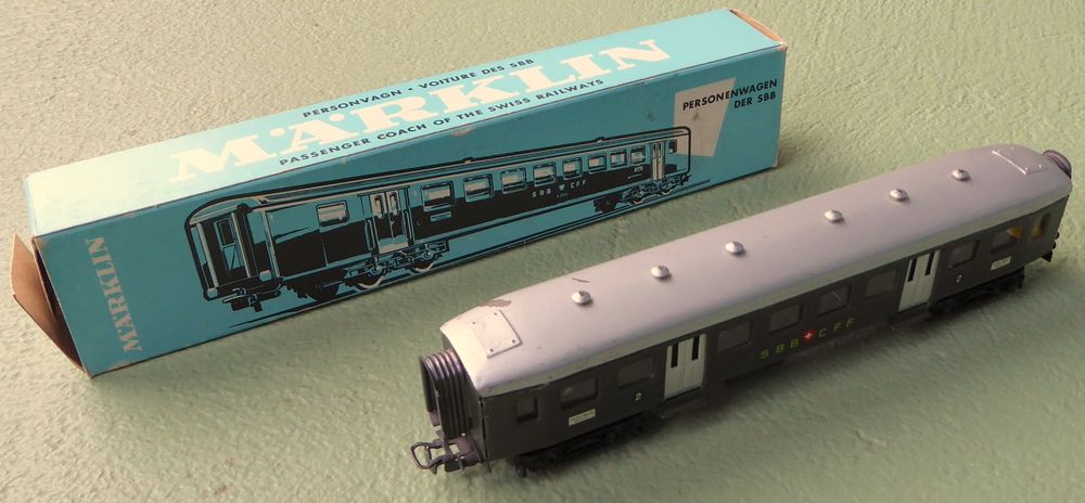 alter original MÄRKLIN 4038 SPUR H0 SBB Personenwagen | Kaufen auf Ricardo