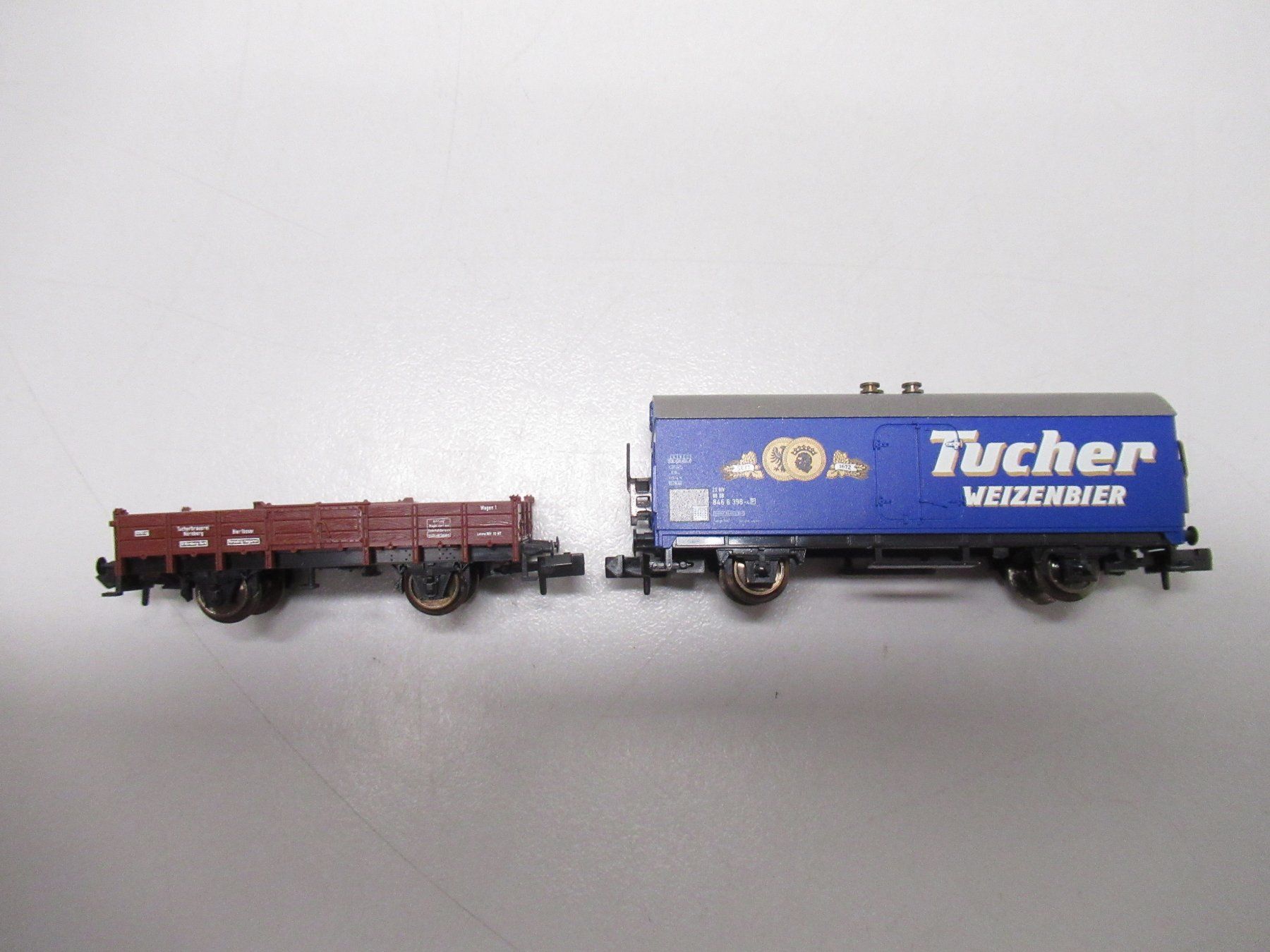 Minitrix 15010 Güterwagenset der DB Tucher Weizenbier Spur N (Gebraucht ...