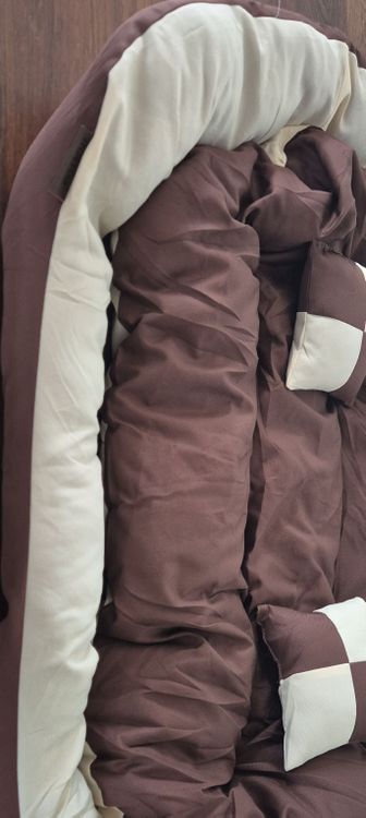 Hundebett, braun/beige, neu, ideal für den Winter (Neu (gemäss ...