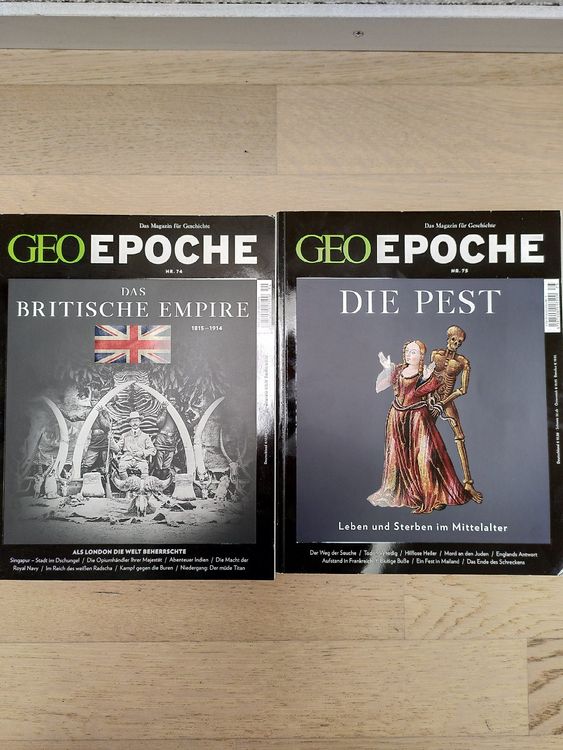 Geo Epoche Magazin für Geschichte Nr. 65-75 (Gebraucht) in Kreuzlingen ...