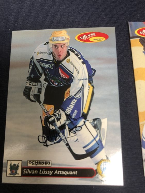 Silvan Lüssy Fribourg Gotteron Hockey Card signiert (Gebraucht) in ...