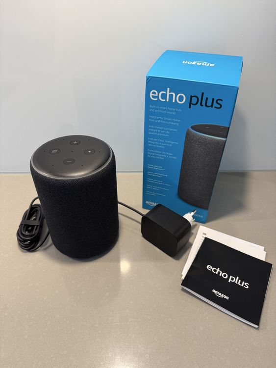 Amazon Echo Plus (2. Gen.), Alexa, Smart Home Hub, grau (Neu (gemäss Beschreibung)) in ...