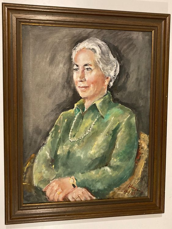 Portrait Gemälde einer alten Dame signiert und datiert (Gebraucht) in Hirzel für CHF 75 – nur ...