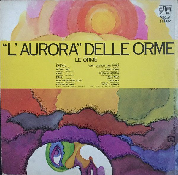 LP LE ORME - L'aurora delle Orme prog rock | Acheter sur Ricardo