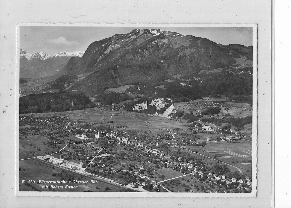 SG Oberriet 1942 Fliegeraufnahme (Gebraucht) in Schocherswil für CHF 7 – mit Lieferung auf ...
