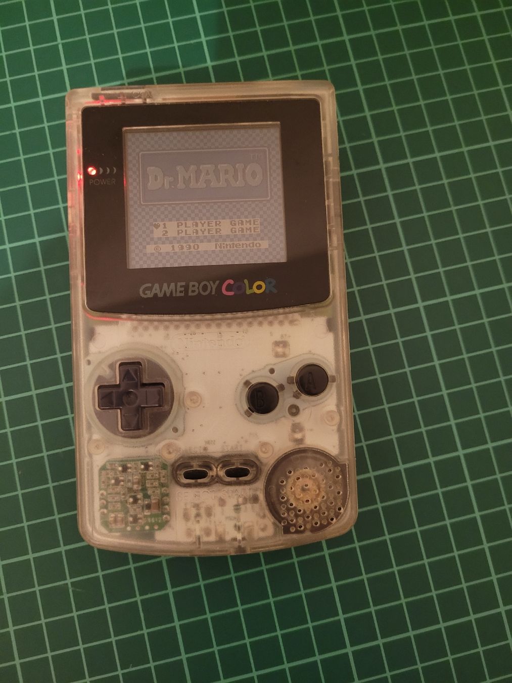 Game Boy Color Clear + Dr. Mario - Retro Gaming Fun! (Neu (gemäss ...