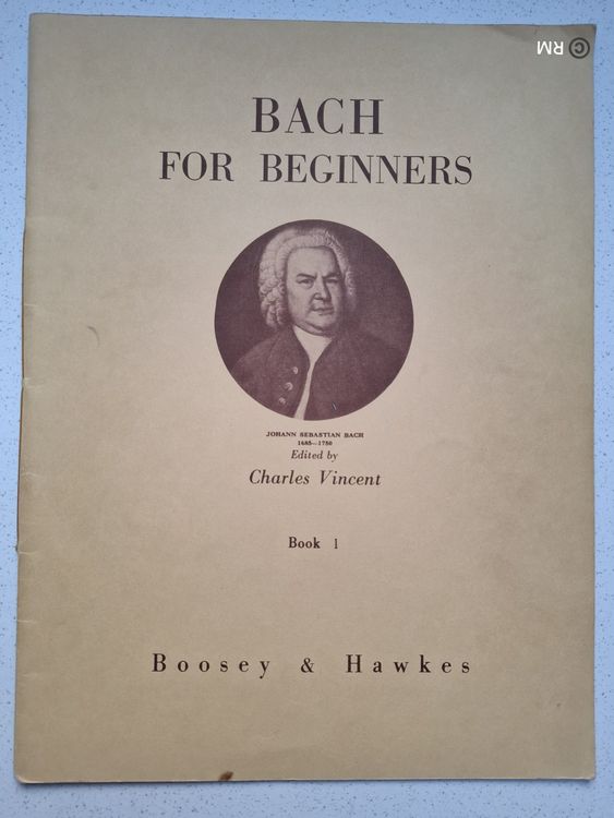 Johann Sebastian "Bach for Beginners", Book 1, für Klavier (Gebraucht ...