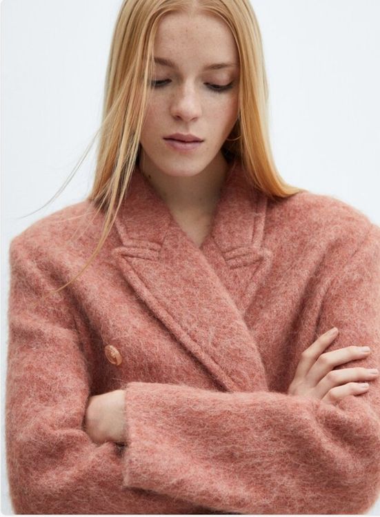 👍MANGO Mantel Wollmantel Wintermantel 38-40 NEU Fr.279.95 (Neu und ...