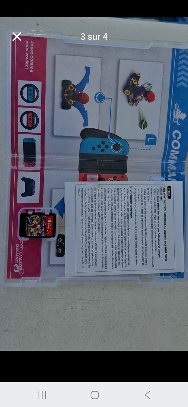 Mario Kart 8 Deluxe Switch Avec sons Volant (Gebraucht) in Genève für ...