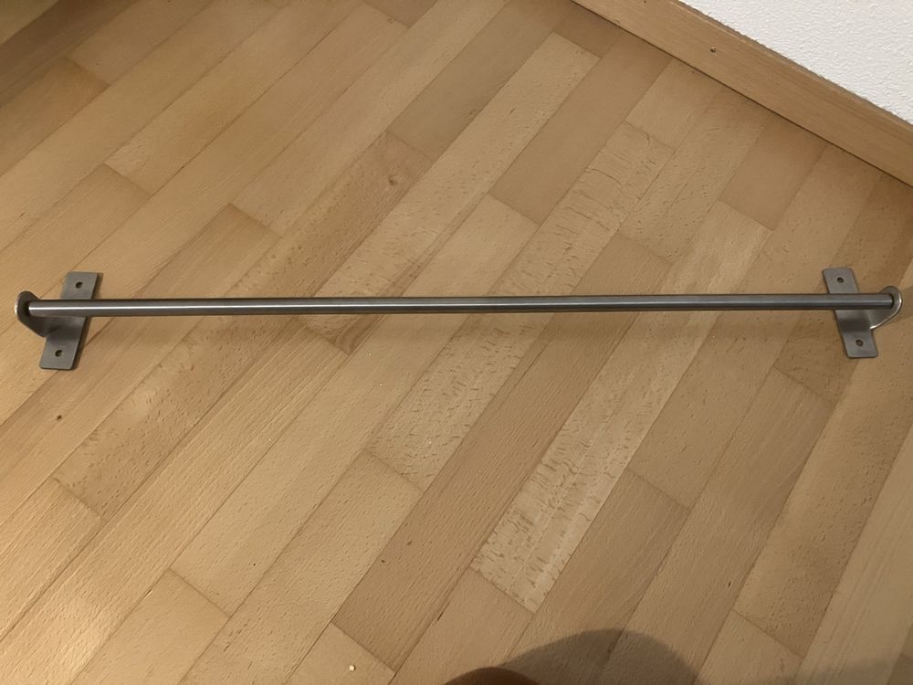 Ikea Stange Edelstahl 80 cm nie gebraucht (Neu (gemäss Beschreibung ...