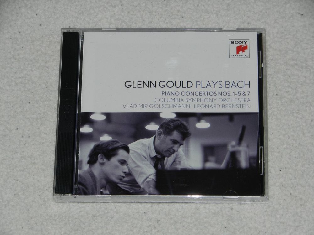 Do-CD GLENN GOULD PLAYS BACH PIANO CONCERTOS NOS.1-5&7 (Gebraucht) in ...