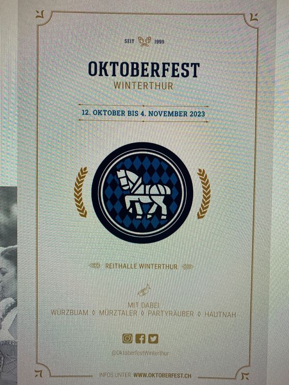 Oktoberfest Winterthur Loge 02.11.2023 (für 10 Personen) | Comprare su ...