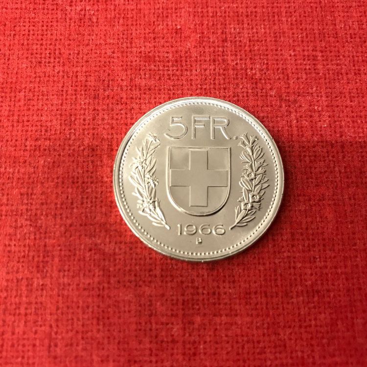 5 Franken 1966 Silber TOP | Kaufen auf Ricardo