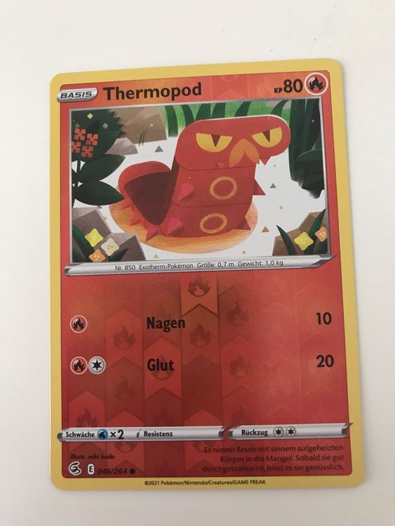 Pokemon Thermopod Reverse 046/264 (Gebraucht) in Ruggell für CHF 1 ...