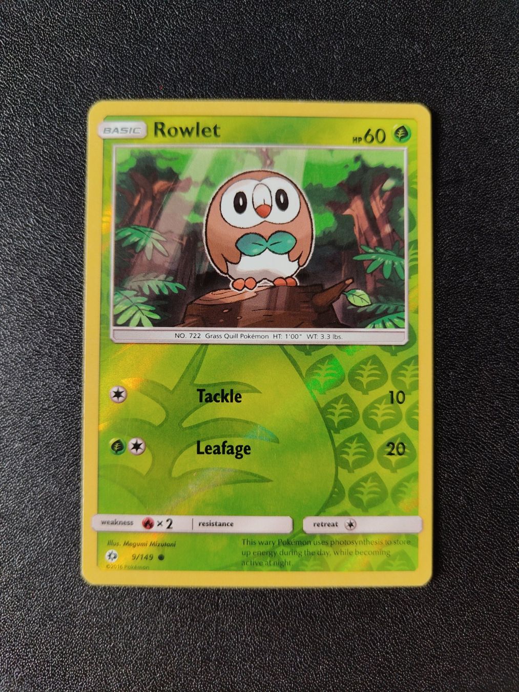 Rowlet 9/149 Reverse Holo Pokémon SM Base Set 2017 EN ab 1.- (Gebraucht ...