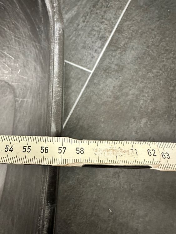 Katzentoilette / Katzenklo - schwarz - 42 x 57 cm - 2 Teilig (Gebraucht ...