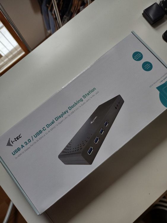 Dockingstation i-tec USB 3.0 / USB-C Dual 4K Dock (Neu (gemäss ...
