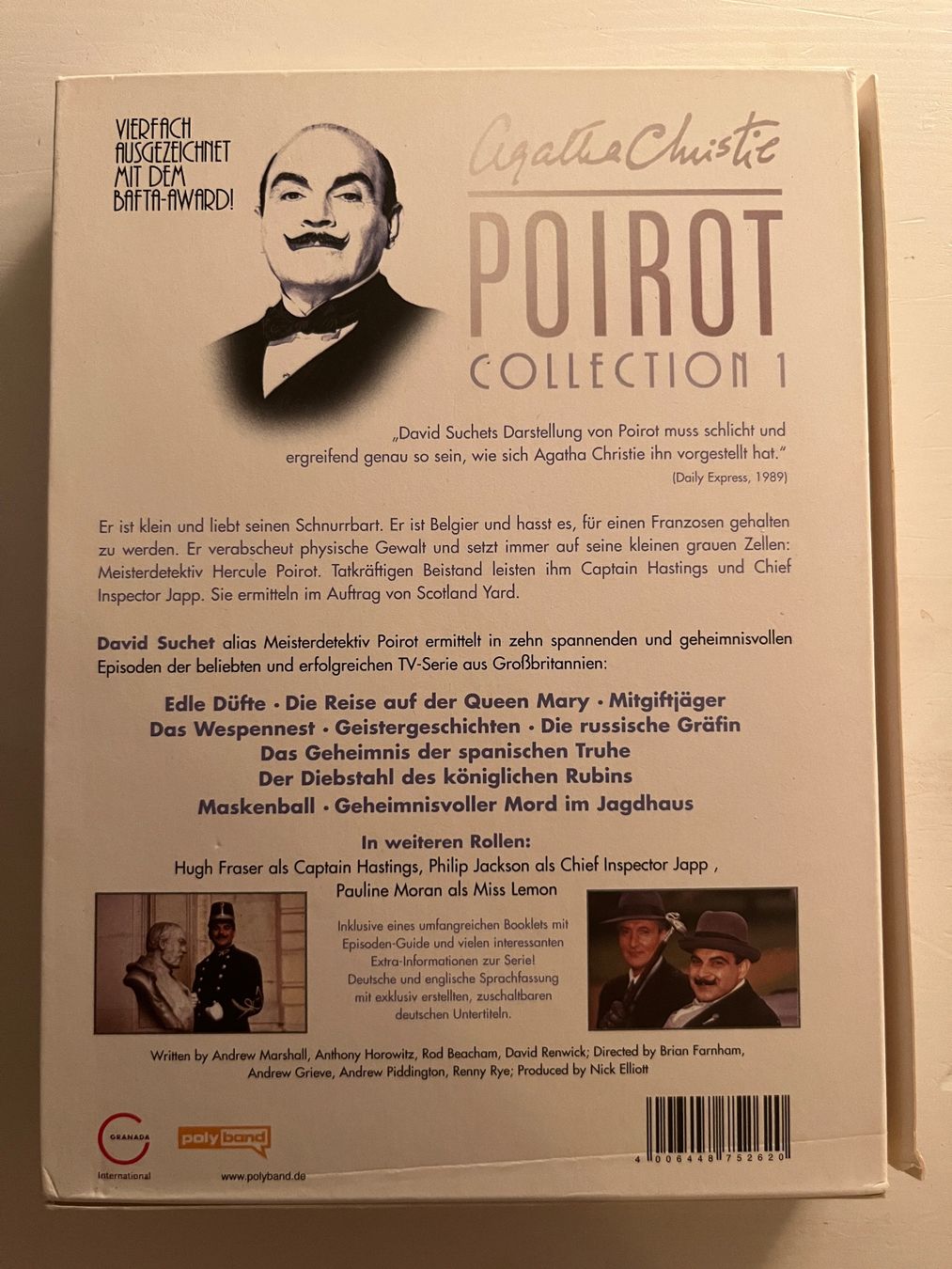 Agatha Christie - Poirot Collection 1 [3 DVDS] DVD 📀 (Neu (gemäss ...