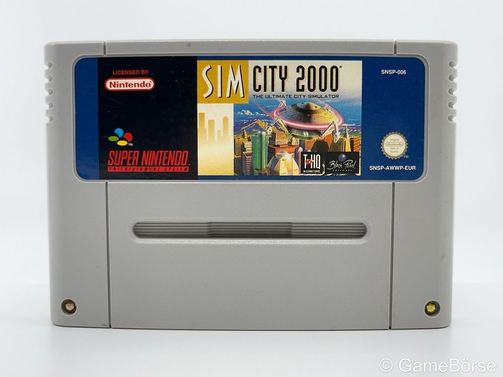 SNES Sim City 2000 PAL (Gebraucht) in Illnau für CHF 18.9 – mit ...
