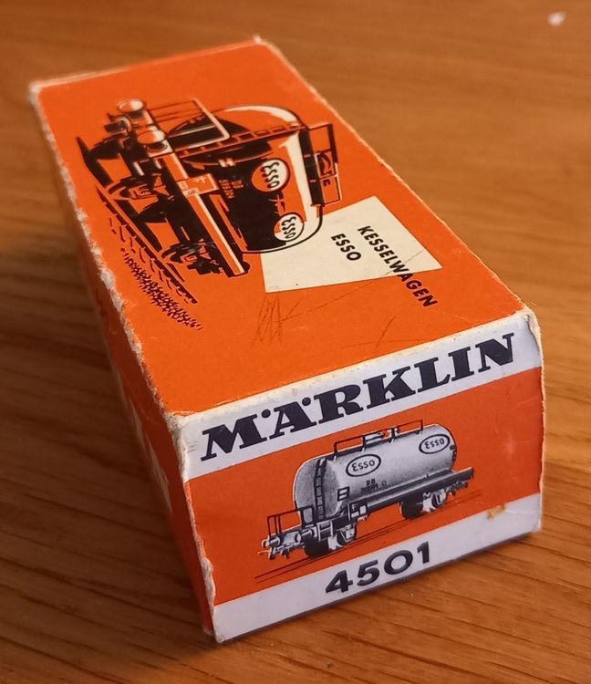 *MÄRKLIN - TANKWAGEN - ESSO* H0/4501 IM ORG.KARTON/L 11.5CM (Gebraucht ...
