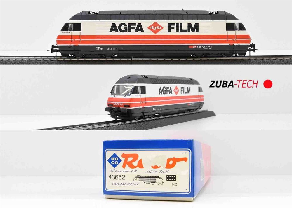 Roco 43652 E-Lok Re 460 AGFA SBB H0 GS (Gebraucht) in St. Gallen für ...