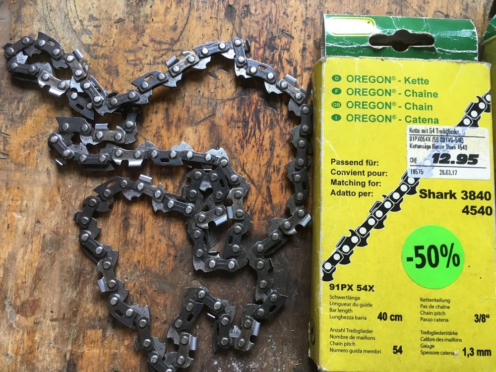 2x Sägeketten 3/8" 1,3mm 40cm (Gebraucht) in Oberegg für CHF 20 – mit Lieferung auf Ricardo kaufen