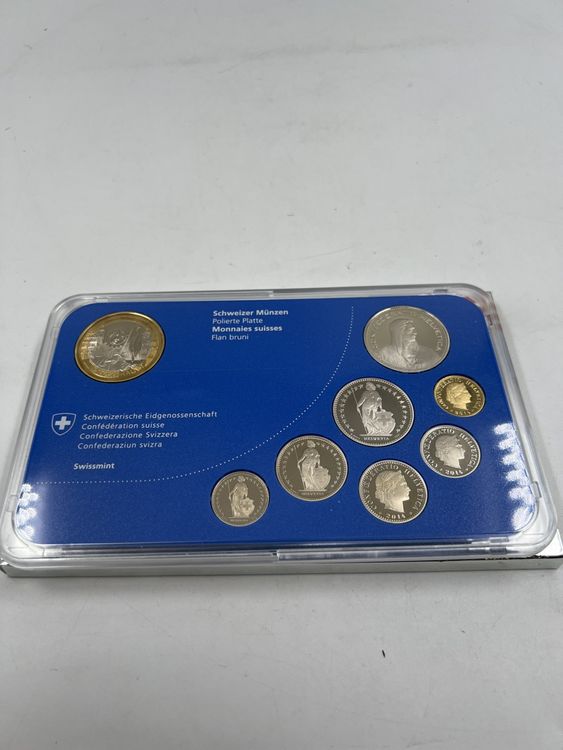 Schweizer Münzen Satz Proof 2014 Swissmint Fasnacht Basel (Gebraucht ...