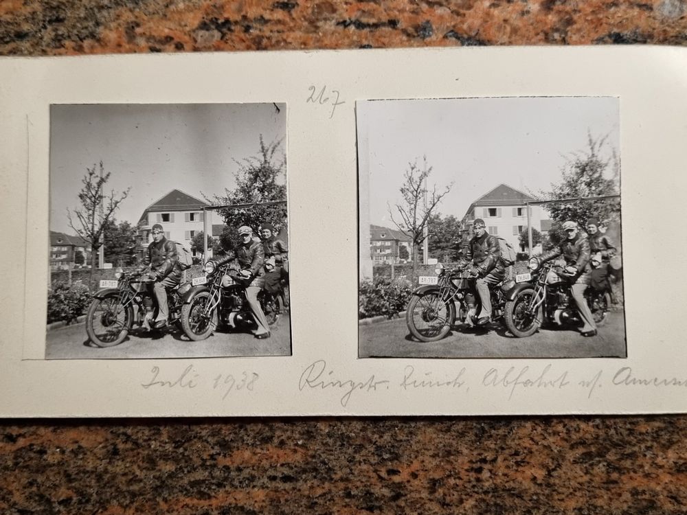 Alte Fotos, Töff, ZH Oldtimer, 1938, Rarität Ringstr. ZH (Gebraucht) in ...