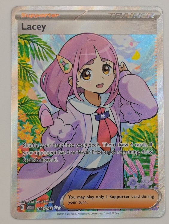 Lacey | Ultra Rare | Stellar Crown | Pokemon (Neu (gemäss Beschreibung ...