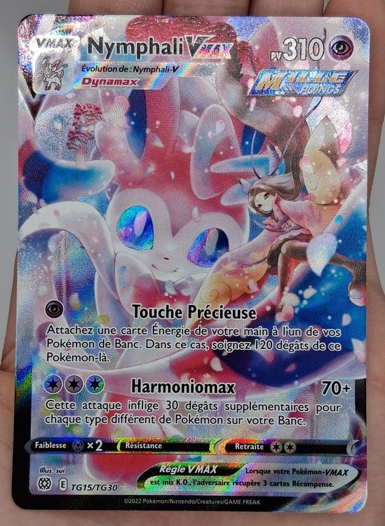 Carte Pokémon - Nymphali VMax Alt - TG15 (D'occasion) à Attalens pour ...