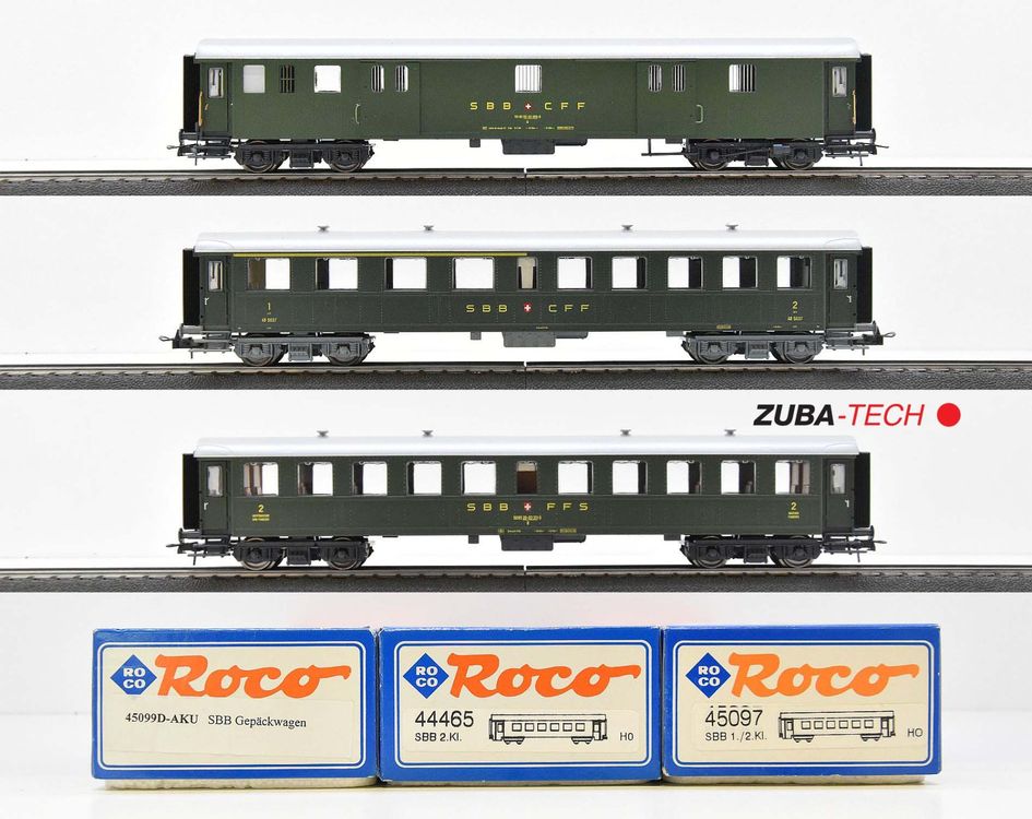 3x Roco Personenwagen der SBB H0 GS mit OVP | Kaufen auf Ricardo