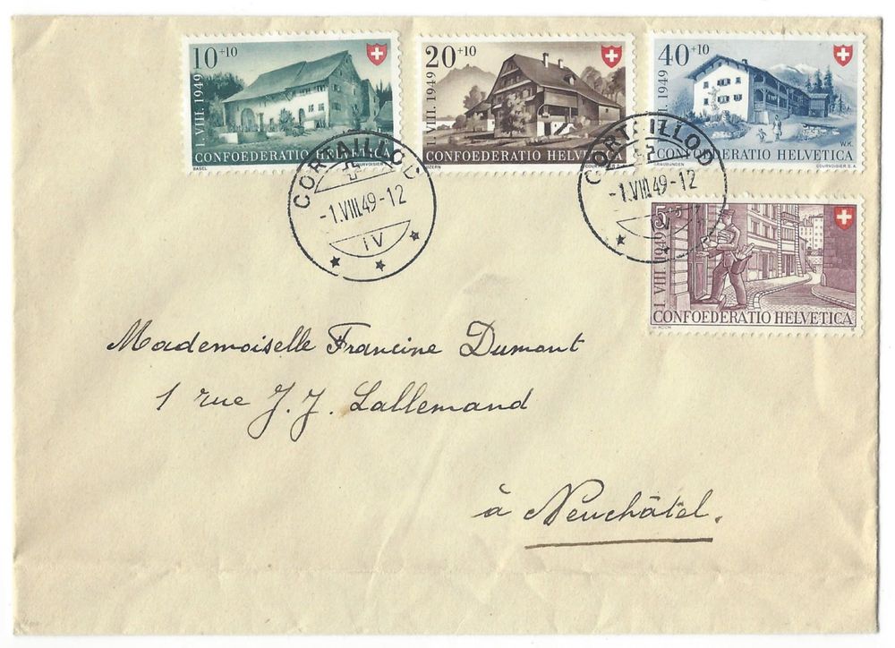tz211/ PRO PATRIA série de 1949 oblitération 1.VIII.1949 | Kaufen auf ...
