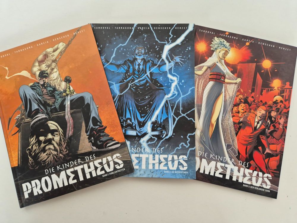 Die Kinder des Prometheus Comic Bücher 3er Set (1, 2, 3) (Neu (gemäss ...