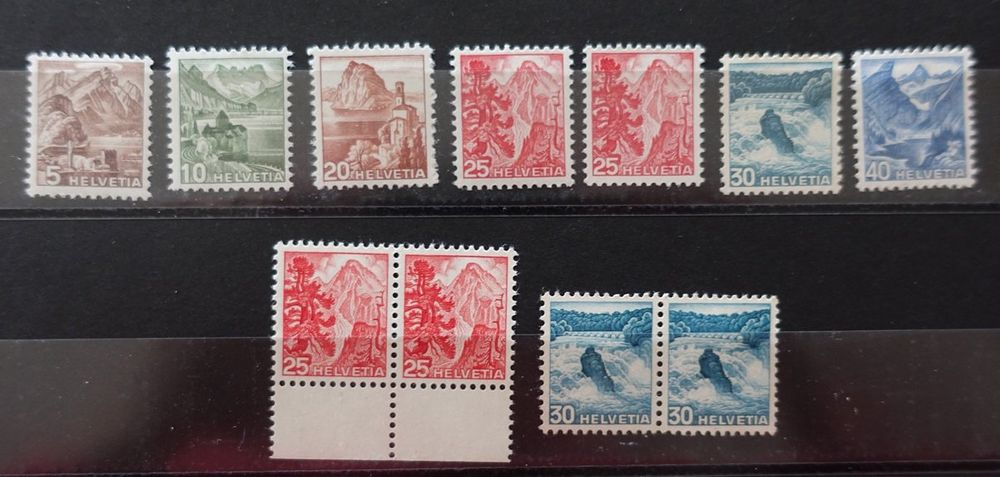 Schweiz Landschaftsbilder 1948 ungebraucht | Kaufen auf Ricardo