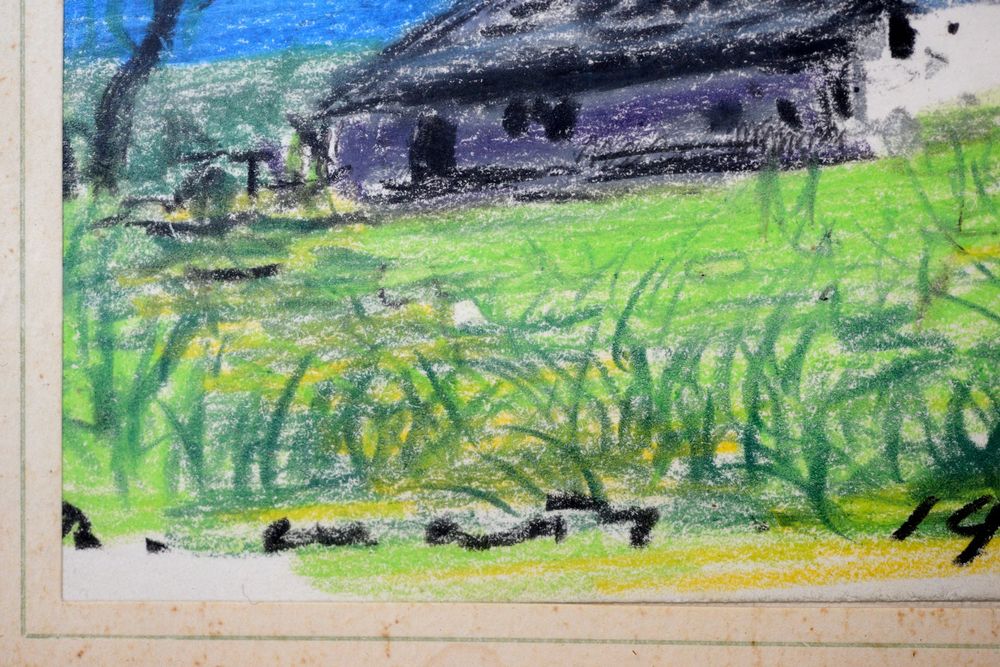 Petit dessin original signé Octave Matthey 1969 (D'occasion) à Neuchâtel pour CHF 10 – avec ...