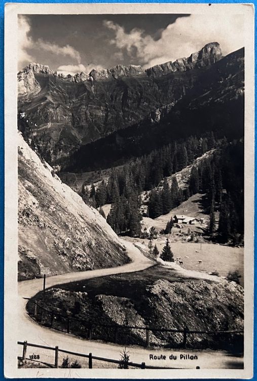 Ansichtskarte Col du Pillon Strasse (Gebraucht) in Spiez für CHF 3 ...